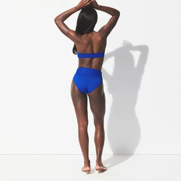 SKIMS Iconic Swim Convertible Bikini Bottom - Cobalt