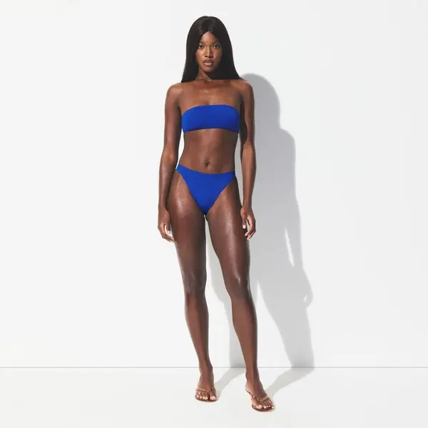 SKIMS High Leg Bikini Bottom - Cobalt