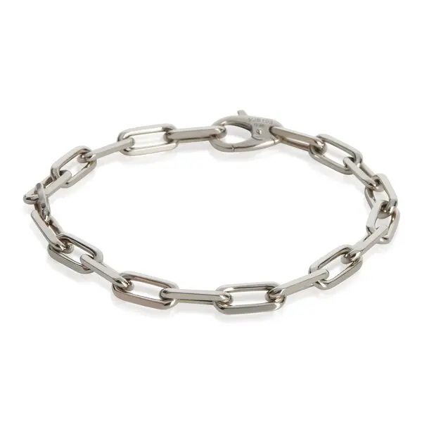Cartier White Gold Medium Model Santos Bracelet - White_gold