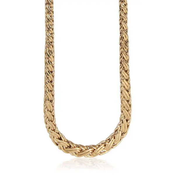 Tiffany & Co. Yellow Gold Vintage Byzantine Chain Necklace - Yellow_gold