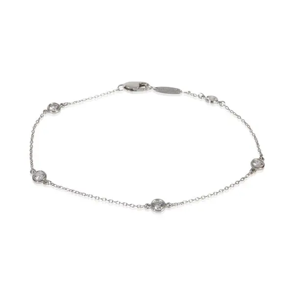 Tiffany & Co. Elsa Peretti Diamond The Yard Bracelet - Platinum