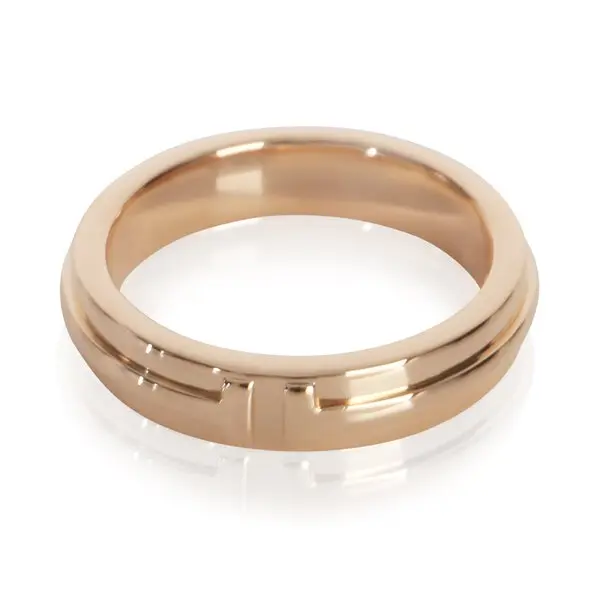 Tiffany & Co. Rose Gold T Narrow Ring - Rose_gold