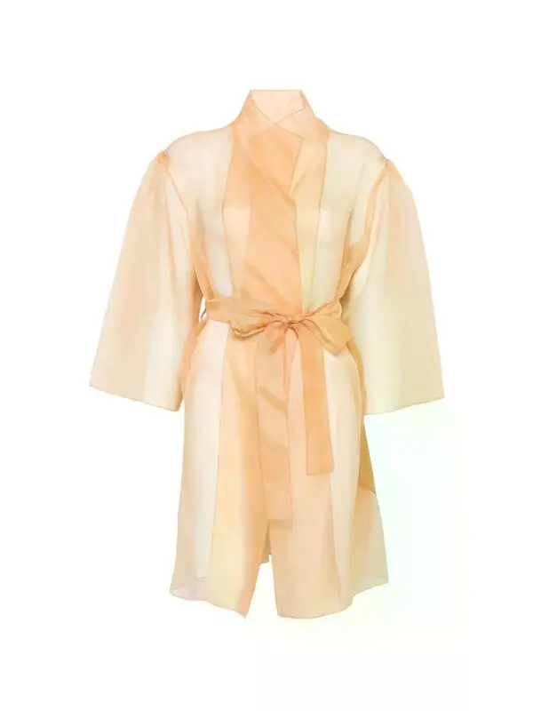Antonelli Firenze Sheer Belted Coat