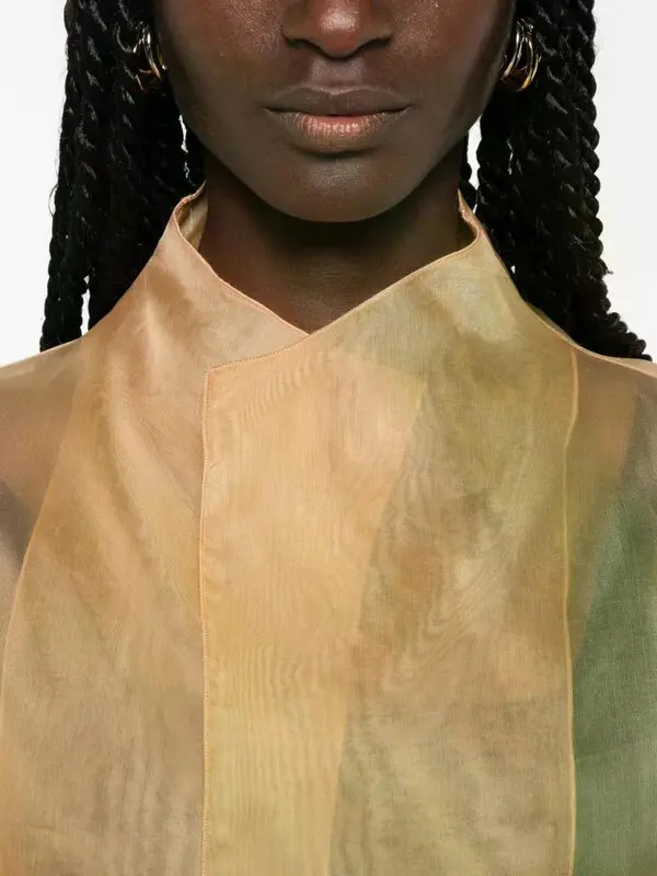 Antonelli Firenze Sheer Belted Coat