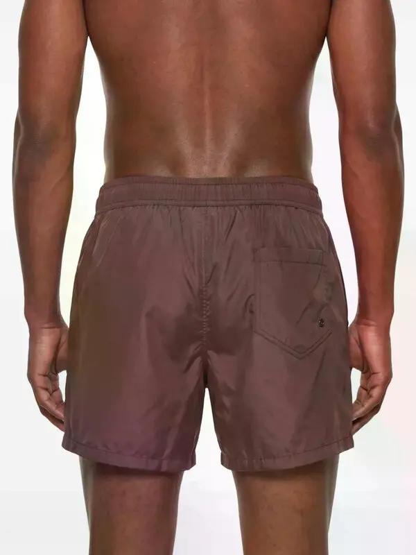 Moschino Print Drawstring Swim Shorts