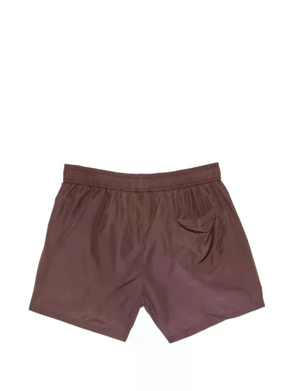 Moschino Print Drawstring Swim Shorts