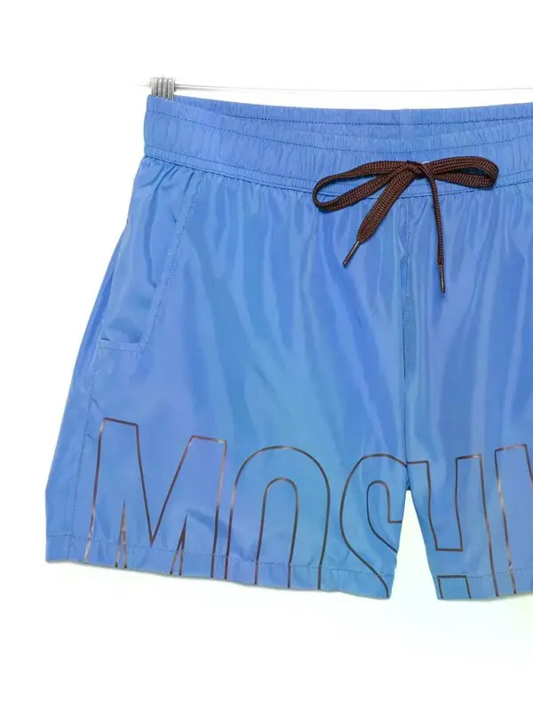 Moschino Print Drawstring Swim Shorts