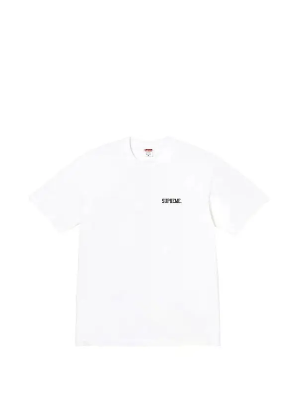 Supreme X Mike Kelley Banner Graphic Print T-shirt - White