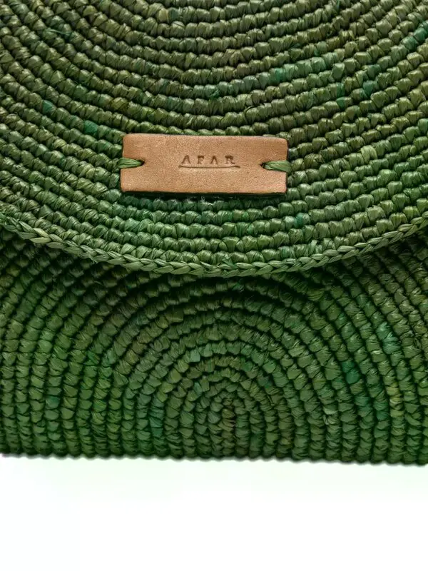 AFAR Samira Raffia Shoulder Bag