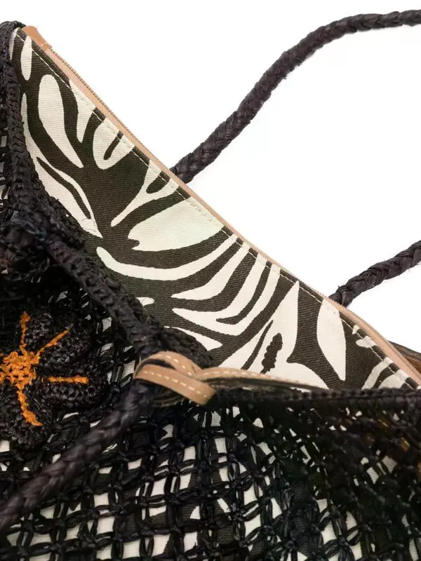 AFAR Birgit Raffia Tote Bag