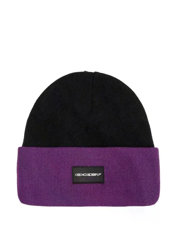 Oakley Ribbed-knit Beanie - Black