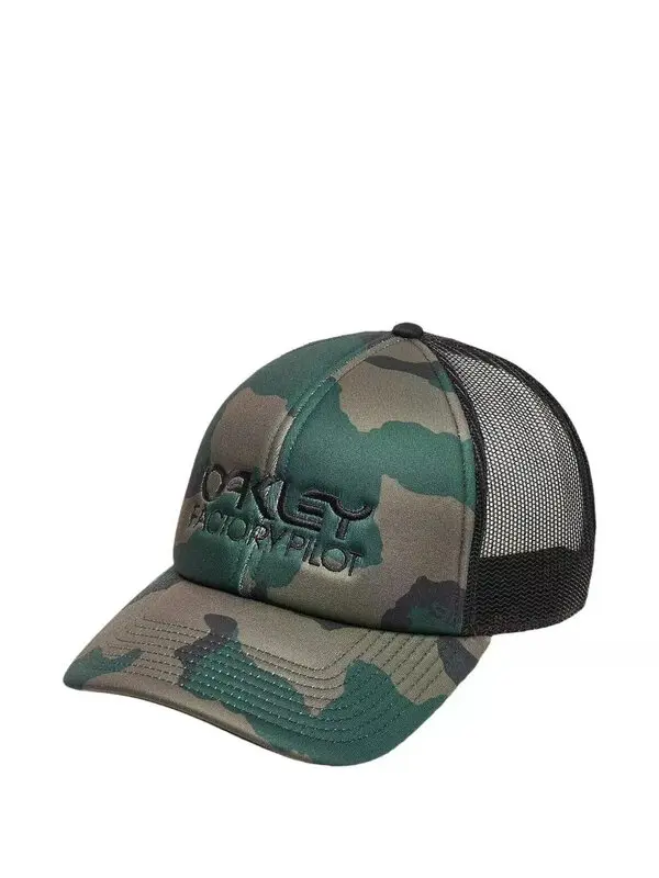 Oakley Pilot Camouflage-print Cap - Green