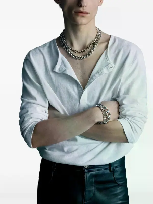 Emanuele Bicocchi Tone Sculptural Chain Bracelet