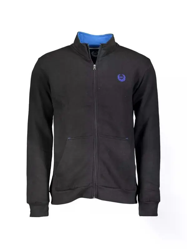 GIAN MARCO VENTURI Zip-up Sweatshirt With Logo Embroidery