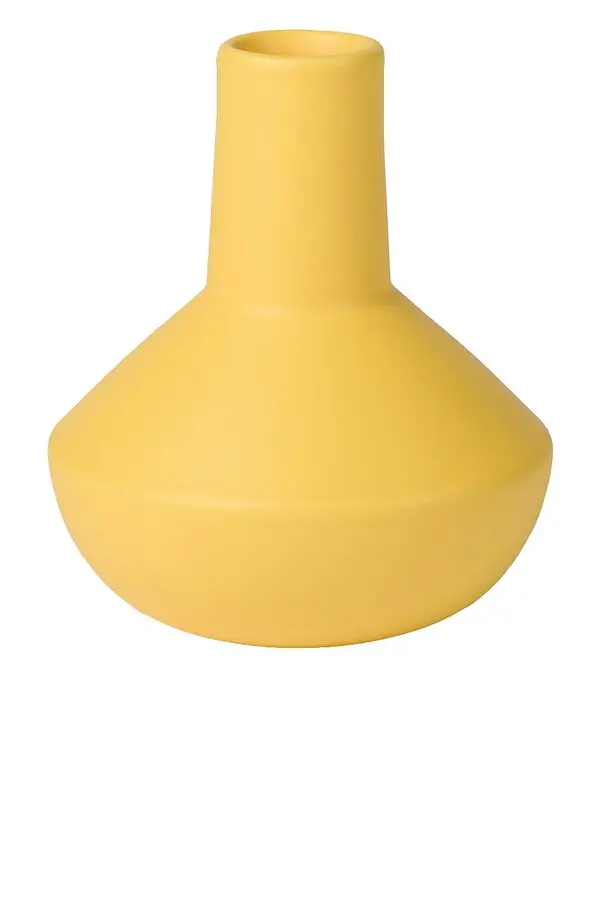 THE CONRAN SHOP Sphere Bottle Vase In Earthenware - Yellow