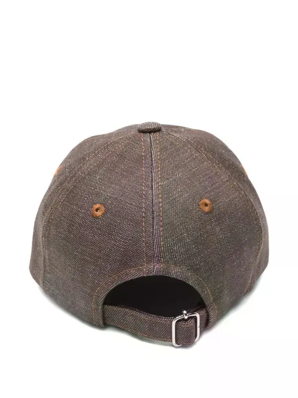 A.p.c. Charlie Logo Embroidered Baseball Cap - Brown