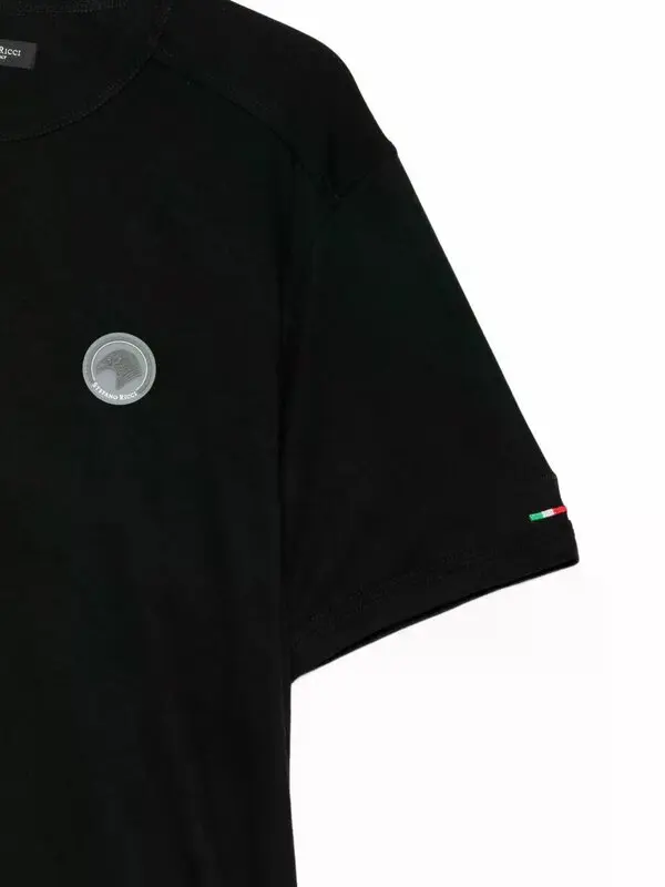 Stefano Ricci Logo-patch T-shirt