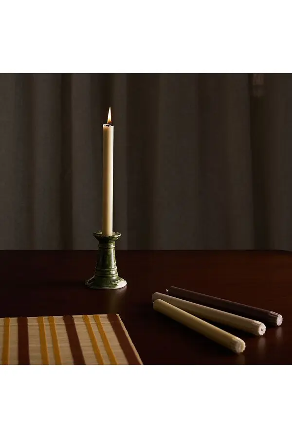 THE CONRAN SHOP Candles Set Of 6 In Brown
