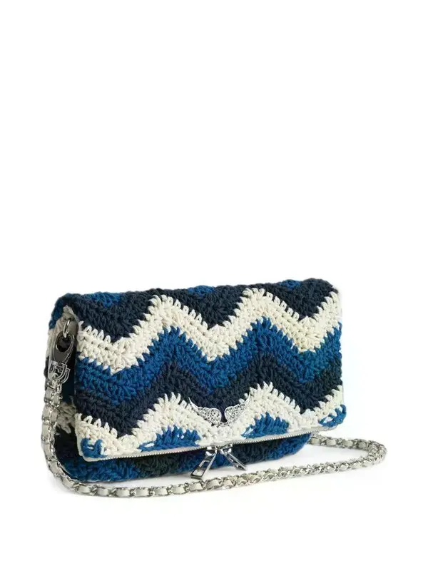 Zadig&Voltaire Rock Macrame Cross Body Bag - Neutrals