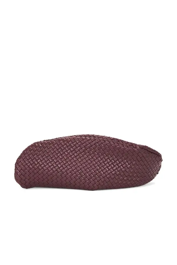 Bottega Veneta Vongola Clutch - Deep Mahogany