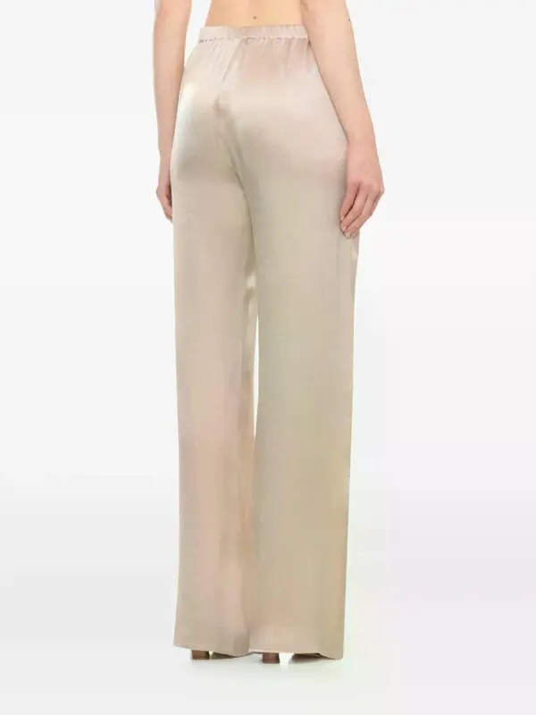 Antonelli Firenze Elasticated Waistband Palazzo Pants - Neutrals