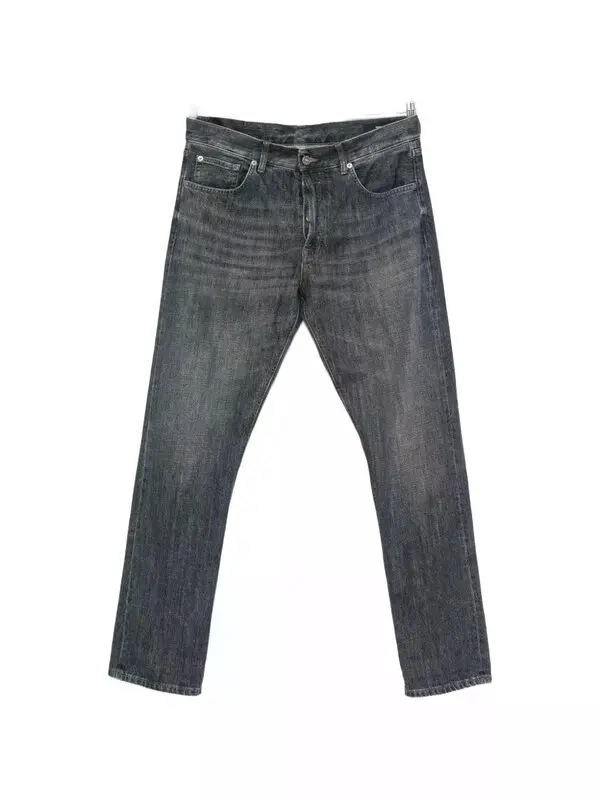 DONDUP Faded Effect Straight Leg Jeans - Blue