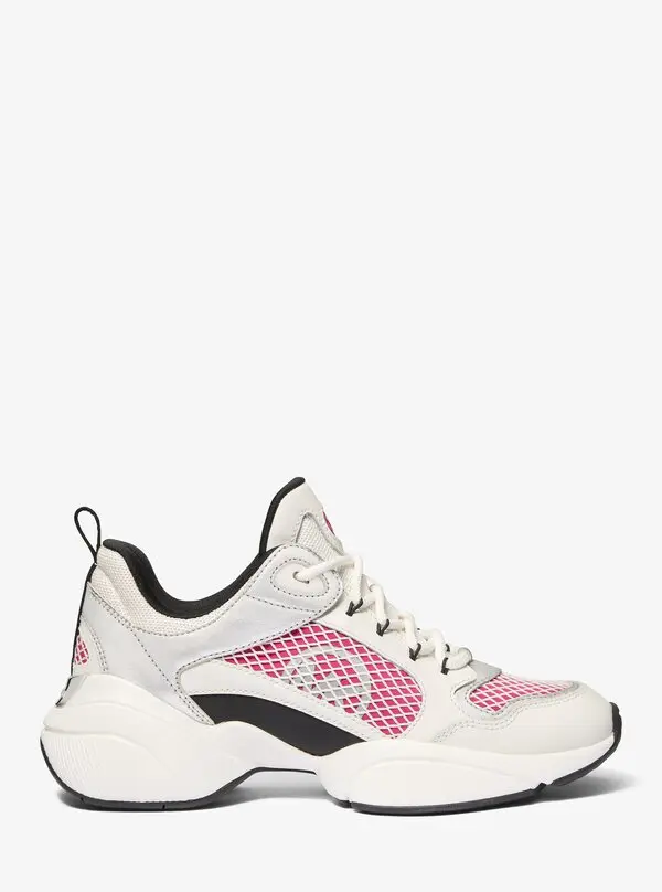 Michael Kors Bowie Mixed-media Trainers