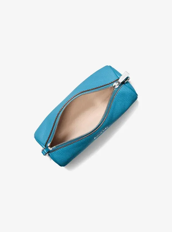 Michael Kors Izzy Small Pebbled Leather Barrel Pochette - Blue