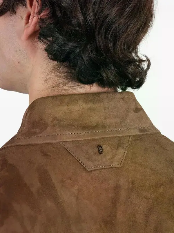 SALVATORE SANTORO Suede Zip-up Jacket