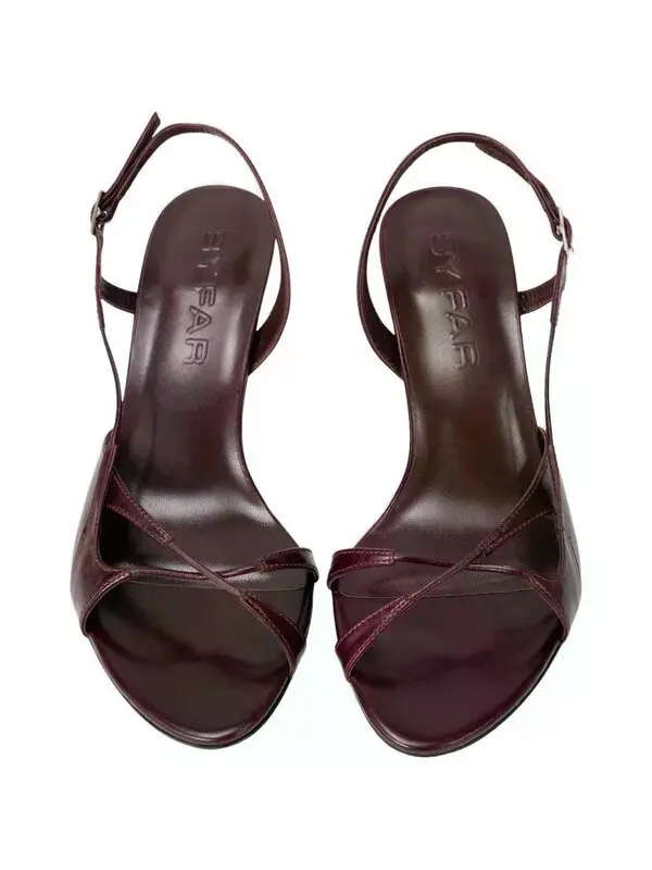 By Far Sierra Slingback Sandals - Red
