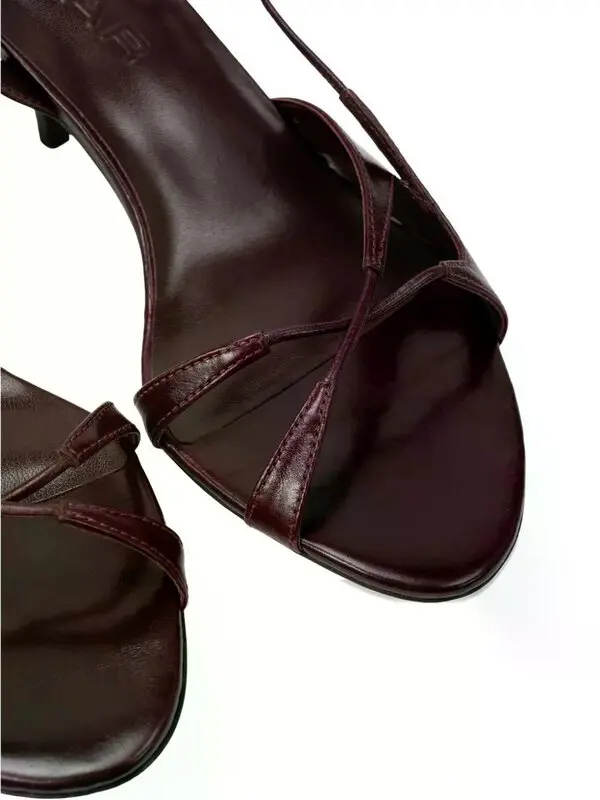 By Far Sierra Slingback Sandals - Red