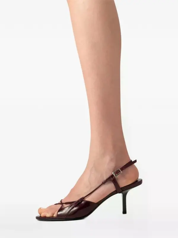 By Far Sierra Slingback Sandals - Red