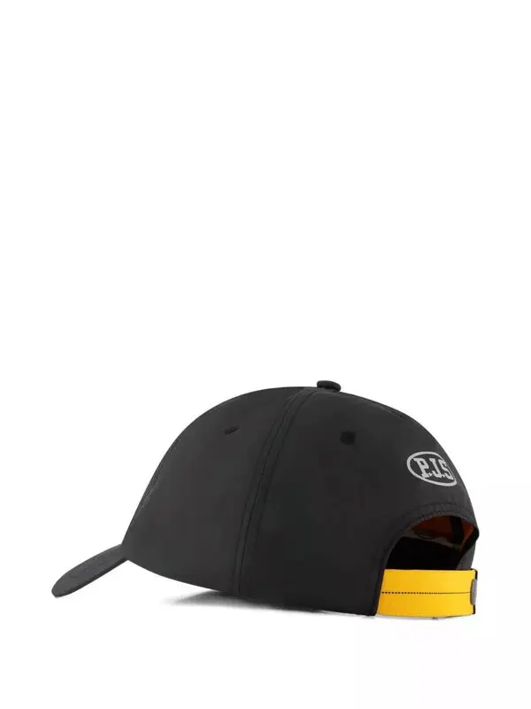 PARAJUMPERS Logo Patch Baseball Cap - Black