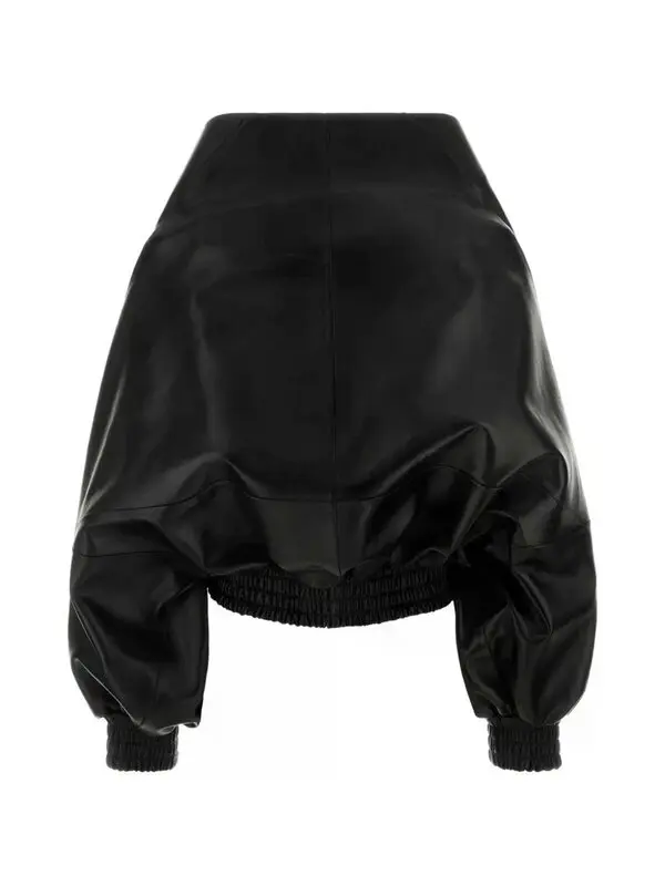 Balenciaga Off-the-shoulder Cropped Jacket