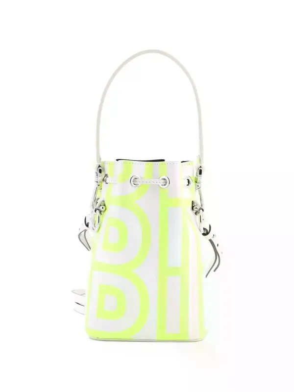 Fendi X Marc Jacobs Mon Tresor Printed Leather Mini Bucket Bag