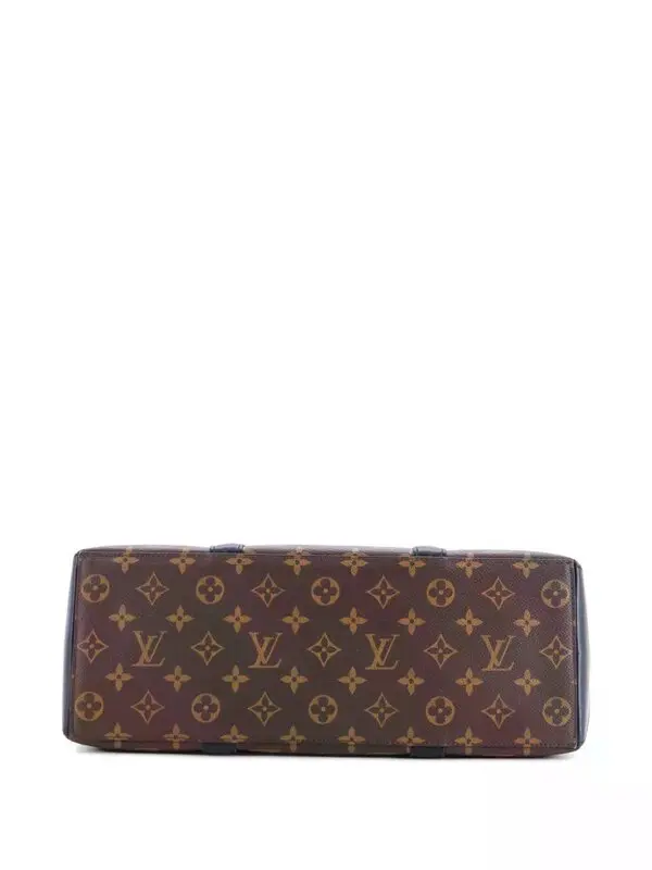 LOUIS VUITTON Weekend Macassar Monogram Canvas Pm Tote Bag