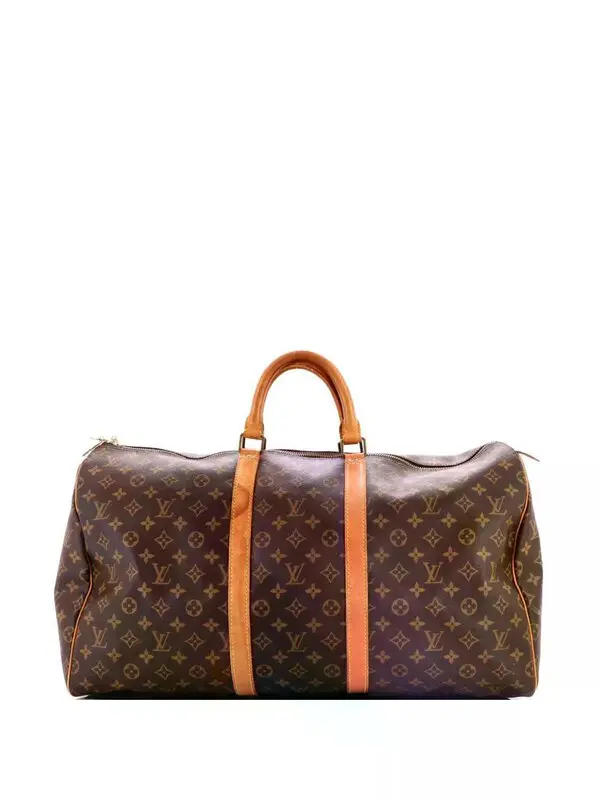 LOUIS VUITTON Keepall Monogram Canvas 55 Travel Bag