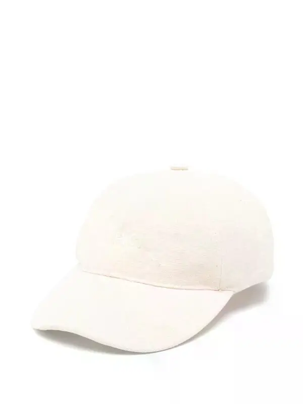 A.p.c. Logo Embroidered Baseball Cap - Neutrals
