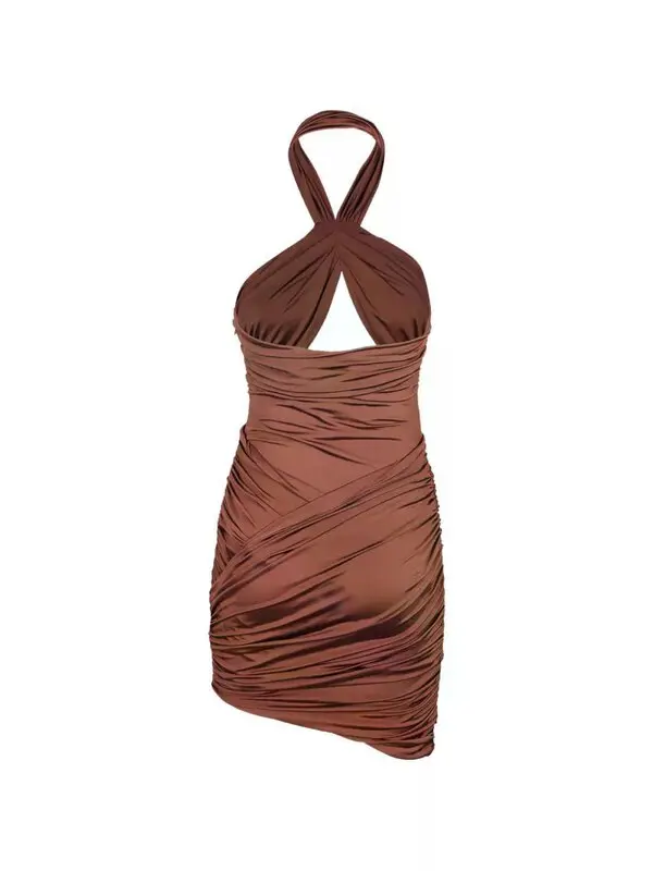 Amen Draped-design Mini Dress