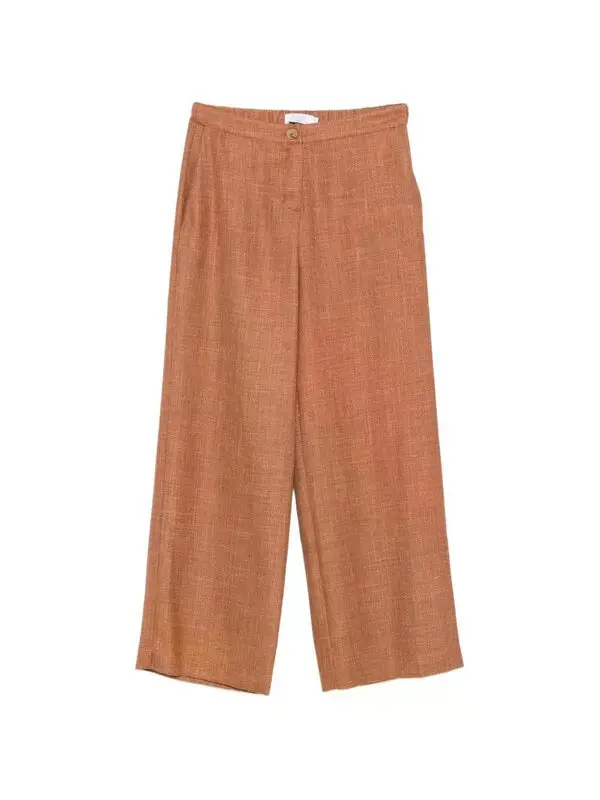 BARBA NAPOLI Wide-leg Elasticated-waist Trousers