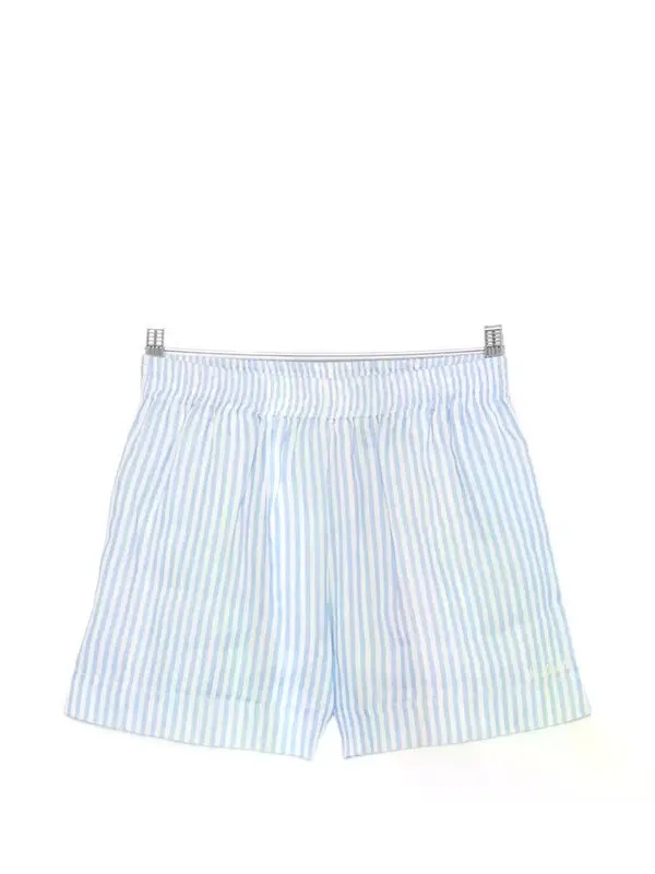 MC2 SAINT BARTH Striped Elasticated Waist Shorts - Blue