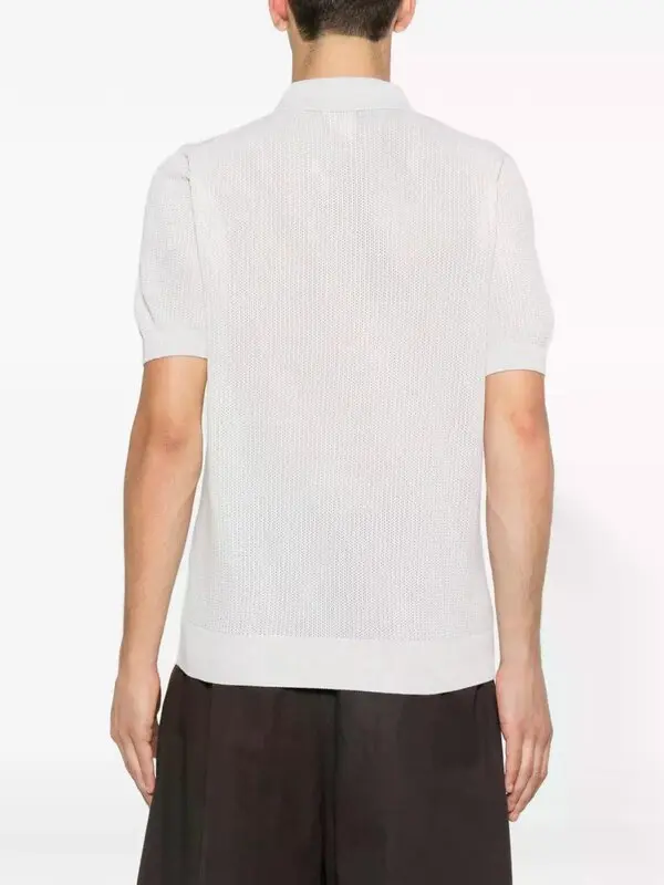 FILERIA Open-knit Short-sleeve Shirt