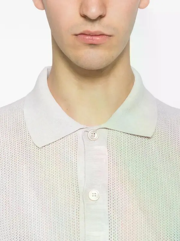 FILERIA Open-knit Short-sleeve Shirt