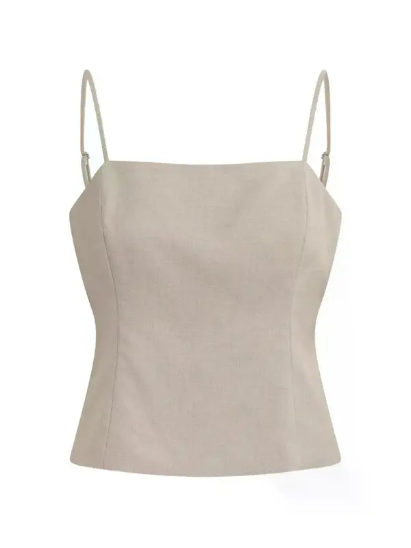 FAVORITE DAUGHTER The I'm Back Button-back Top