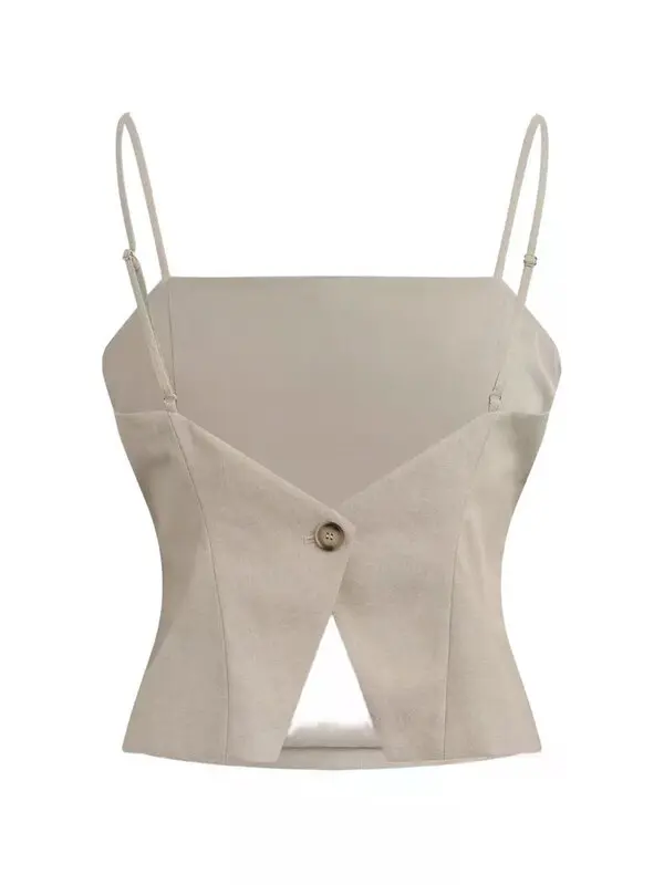 FAVORITE DAUGHTER The I'm Back Button-back Top