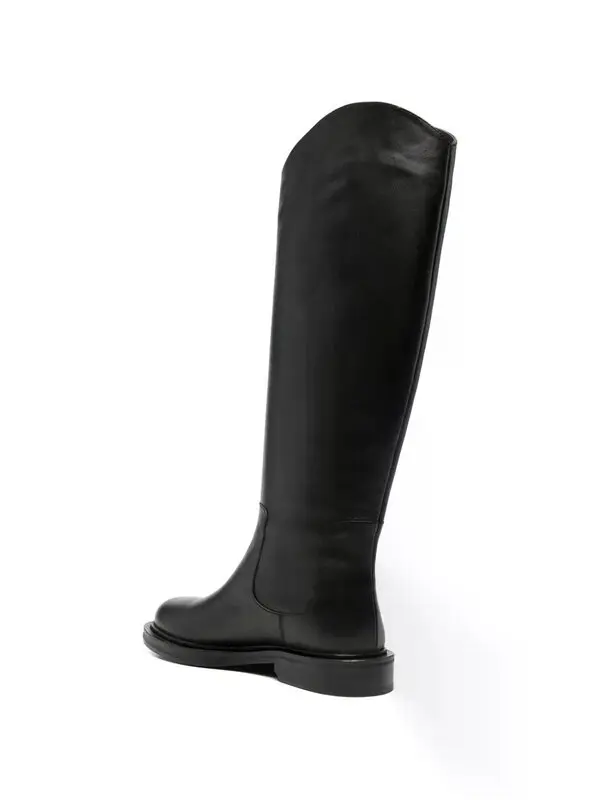 ADRIANNA FERETTI Knee High Curved Edge Boots
