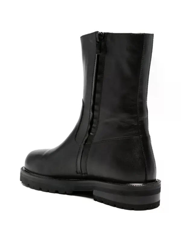 ADRIANNA FERETTI Side-zip Round Toe Boots