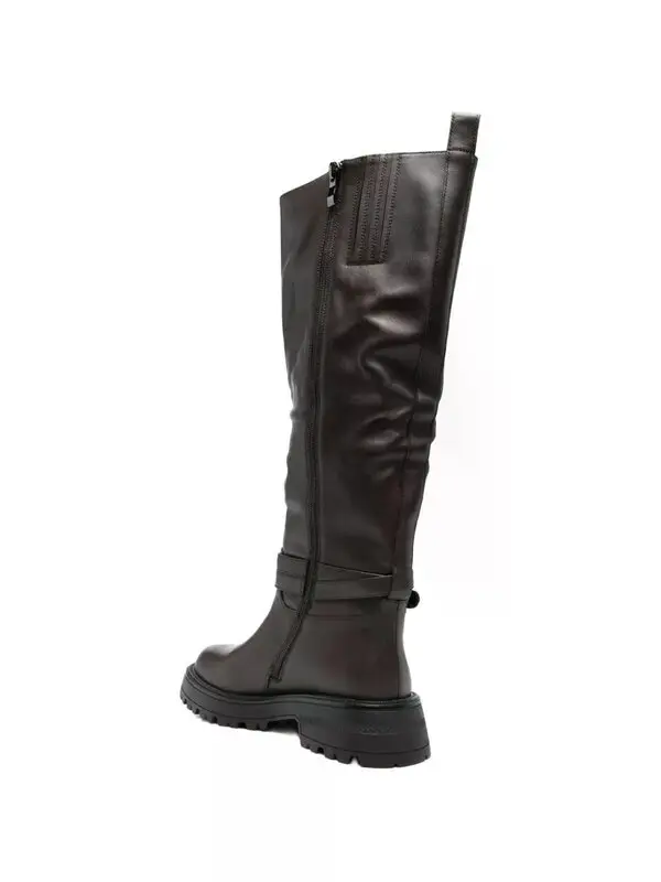 ADRIANNA FERETTI Adrianna Ferretti Buckled Lug Sole Boots