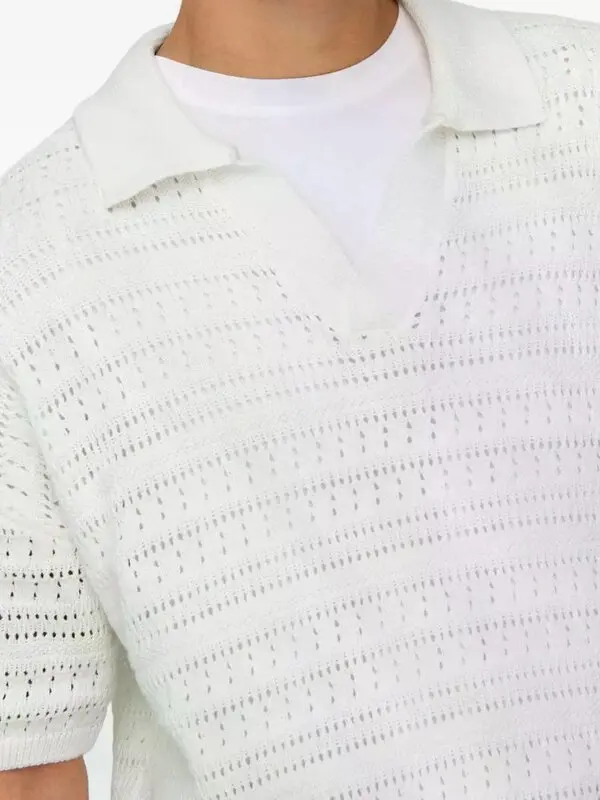 ONLY&SONS|MAN Only&sons Open-knit Polo Neck Sweater