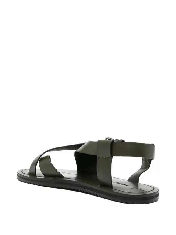 A.emery Ora Flat Sandals - Green